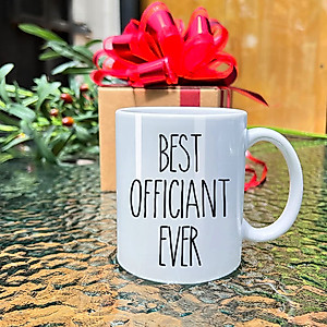 Dnuiyses Funny Wedding Officiant Mug, Present to that Special Person Performing the Marriage Ceremony Mug for Couple, Best Officiant Ever Mug Gifts from Bride & Groom, Thank You for Marrying Us Mug