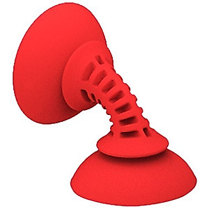 STKR Concepts Simple Sucker - Flexible Smartphone Mount - Red