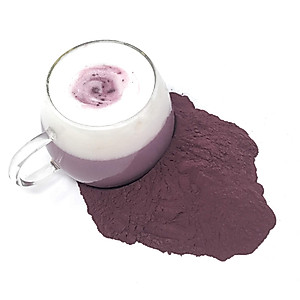 Purple Taro Powder - Naturally Dyes Food Purple/violet - Net Weight: 2.65oz / 75g - Violet Food Dye For Ice Cream, Frozen Yogurt, Smoothies & Bubble Tea - 100% Pure & Natural Colocasia Esculenta