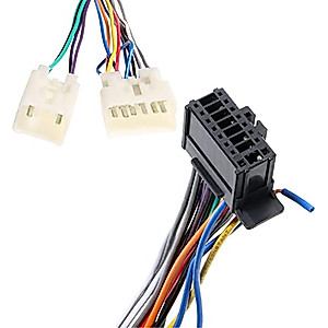 Radio Wiring Harness Pioneer Headunits Compatible with Toyota| Fits for All Non-JBL Toyota and Scion Models 1987-17(Does not Fits for JBL Cars) | Fits for 2016-19 Models (All BRZs)