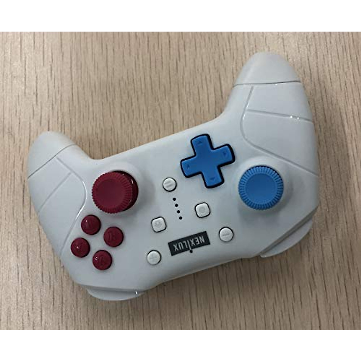 NEXiLUX Wireless Pro Mini Controller Compatible with Nintendo Switch (Motion Sensor & Turbo Enhanced), PC, Android Phone and Android TV - Light Gray (NXL-95227)