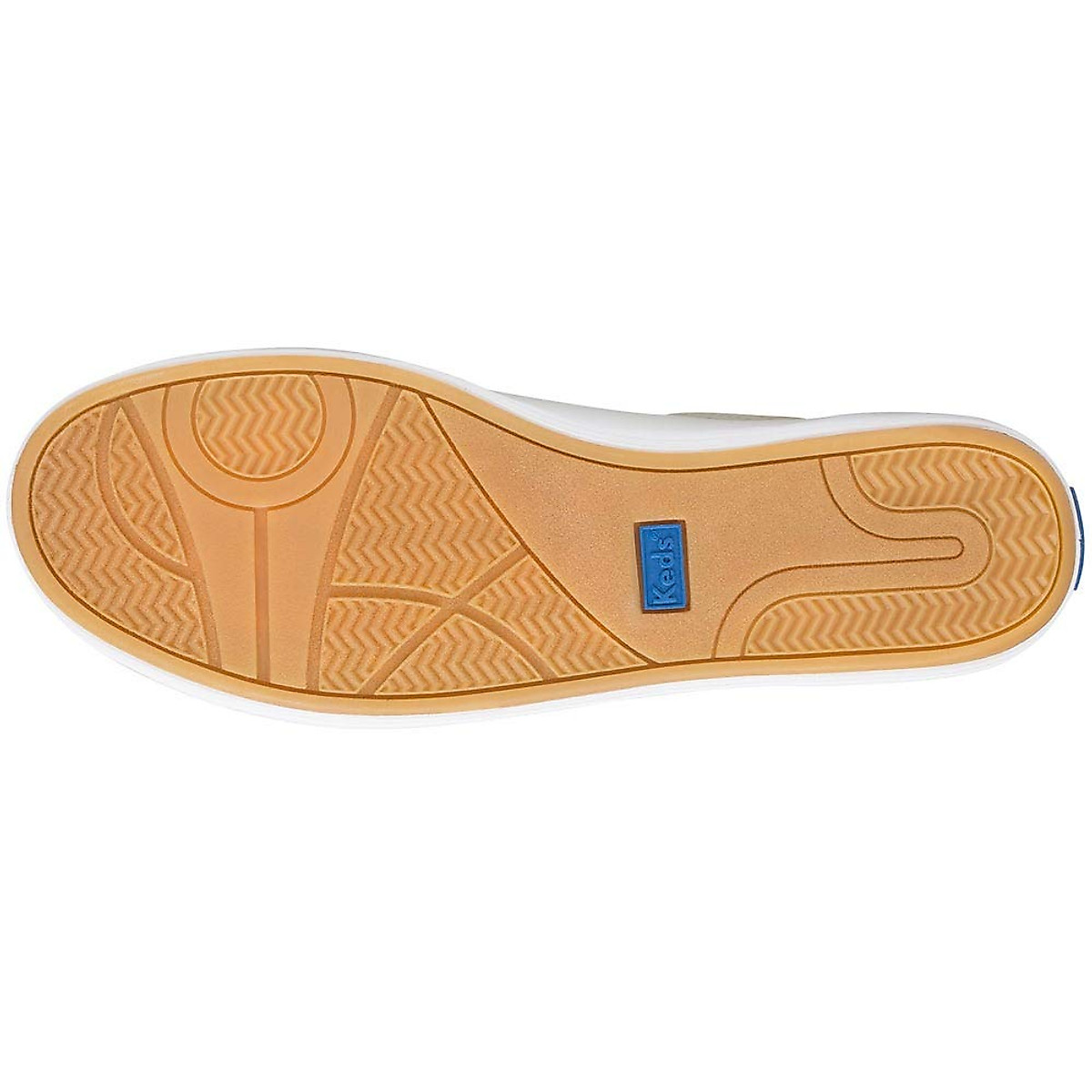 Keds Center Lace Up, Sneaker Womens, White Leather, 7.5 Medium