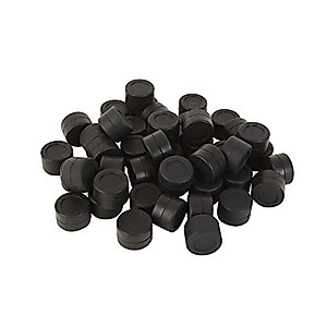 100pcs Non-Stick Silicone Wax Containers 3ml Multi Use Storage Jars Cream Emulsion Bottles (Black)