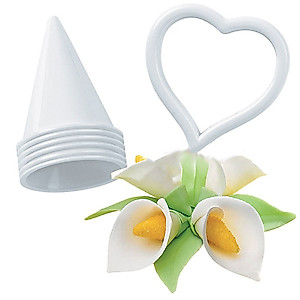 Joinor Cake Flower Calla Lily Former Cutter Sugarcraft Decorating Set of 7