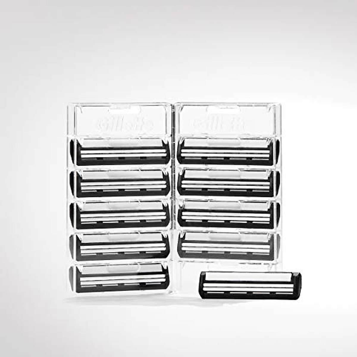 Gillette AltraPlus Mens Razor Blade Refills, 10 Count, Lubra-Soft Strip for Smoothness and Comfort