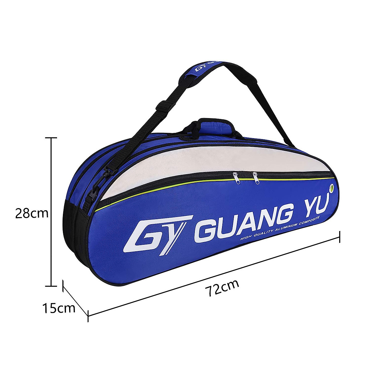 Badminton Racket Bag Tennis Racket Single Shoulder Badminton Bags 4 to 6 Racquet Backpack Big Capacity Waterproof Tennis Bag for Men Women Youth and Adult