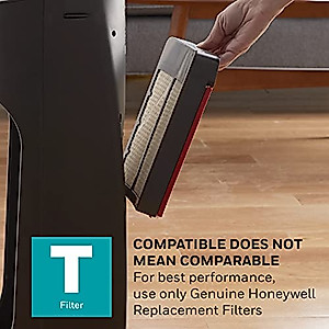 Honeywell Top Fill Tower Humidifier, Digital Humidistat, Black – Cool Mist Humidifier for Bedroom, Home or Office with Space Saving Tower Design