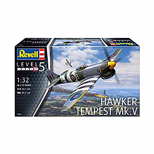 Revell 03851 Hawker Tempest Mk.V 1:32 Scale Unbuilt/Unpainted Plastic Model Kit