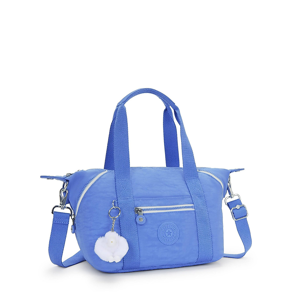 Kipling Women's Art Mini Tote Bag, Lightweight Small Weekender, Travel Handbag, Nocturnal Grey