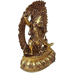 DSQK Garden Statue Supplies and Ornaments Vajra Buddha Statues Buddha Statues Tibet Tibetan Buddhism Brass Arts and Crafts Home Decoration