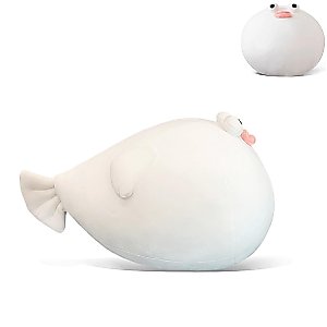 Goylmc Puffer Fish Plush Pillow - 15.7 inch Puffer Fish Stuffed Animal Plush - Birthday for Girls Boys Adults