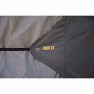 ADCO 36858 Designer Series Olefin HD Fifth Wheel Trailer Cover 40' 1" - 43', Gray/White