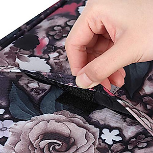 Shulaner Pencil Case Slot Holds 270 to 274 Colored Pencils or 180 to184 Color Gel Pens with Zipper Closure Large Capacity Nylon Pen Organizer for Artist Gray Rose