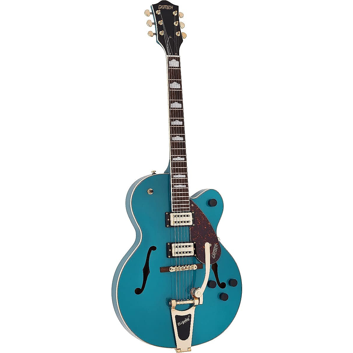 Gretsch G2410TG Streamliner Hollow Body Single-Cut and Gold Hardware Ocean Turquoise w/Bigsby