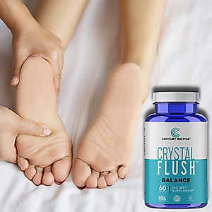 Crystal Flush Balance Feet Fungus Dietary Supplement Capsules Toenail Fungus Treatment - Nail Fungus Treatment For Toenail - Foot Repair Extra strength – Toe Nail Renewal - 60 Capsules