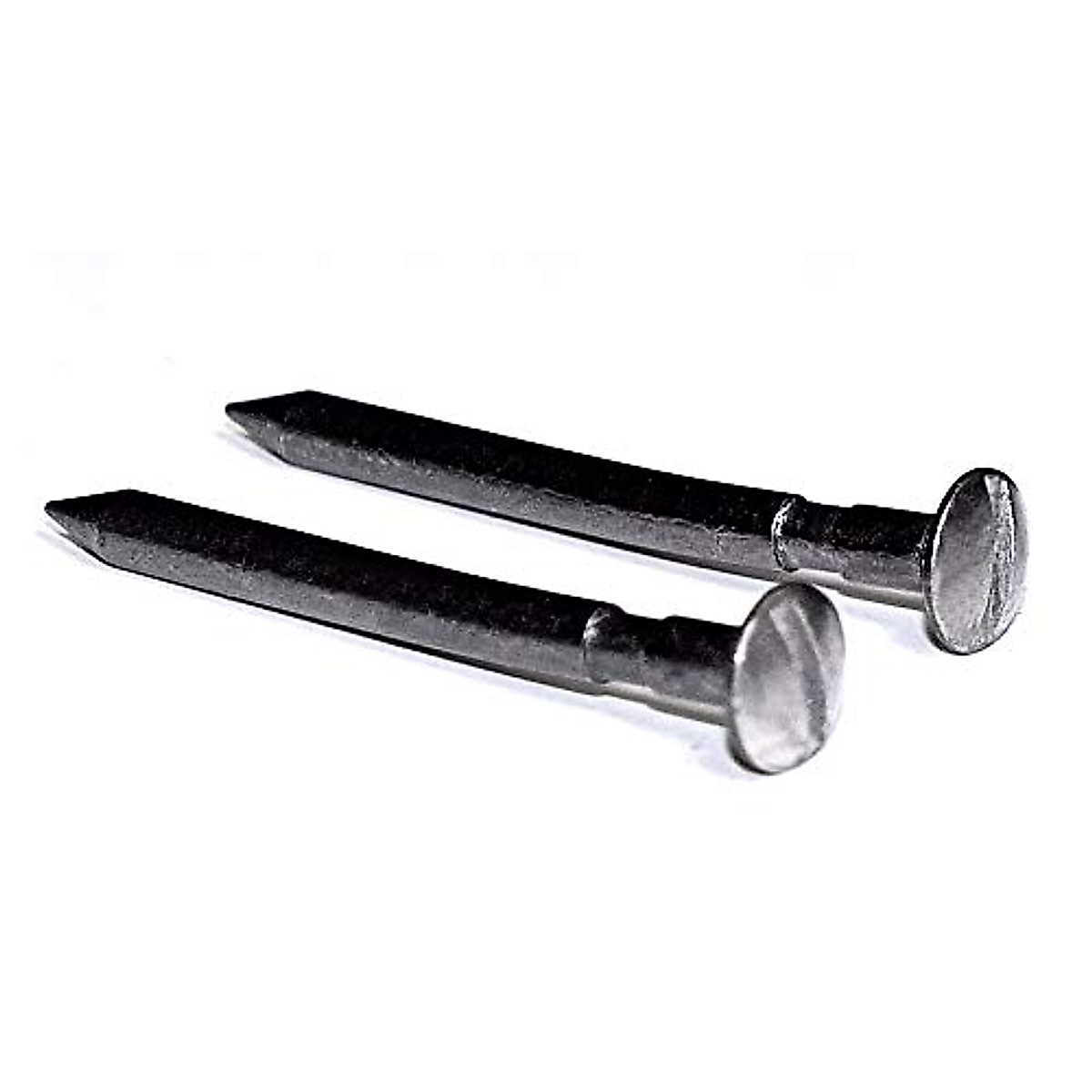 Bent 2.5 Degree Pine Derby Axles - PRO Polished Nickel Plated Graphite Coated for Rail Rider Cars and Canting Axles to Reduce Friction (2 Axles)