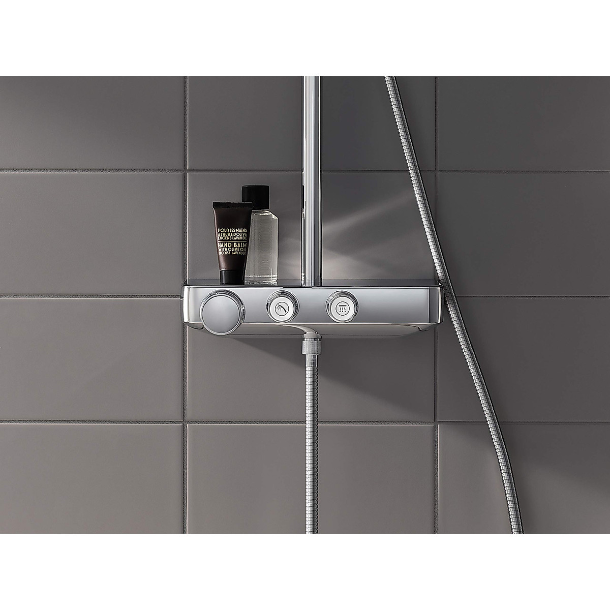 GROHE 26511000 Euphoria SmartControl Mono Shower System with Thermostat for Wall Mount, Starlight Chrome