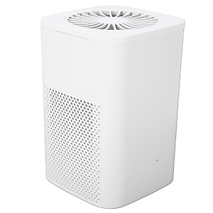 Air Purifiers Solar Powered Filter Air Cleaner for Pollen Smoke Dusts Pets Dander Bedroom Car Dog House Chicken Office Living Room Kitchen White