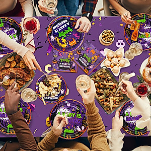 Halloween Baby Shower Party Supplies A Baby is Brewing Baby Shower Decorations Hocus Pocus Baby Shower Decorations Hocus Pocus Plates and Napkins Hocus Pocus Party Supplies