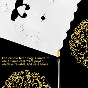 Tinlade 48 Pcs Luminary Paper Bags with 48 Pcs Flameless Tea Light, LED Tea Light Flameless Candle with Luminaries Candle Bag for Valentine's Day Wedding Outdoor Birthday Festivals Party