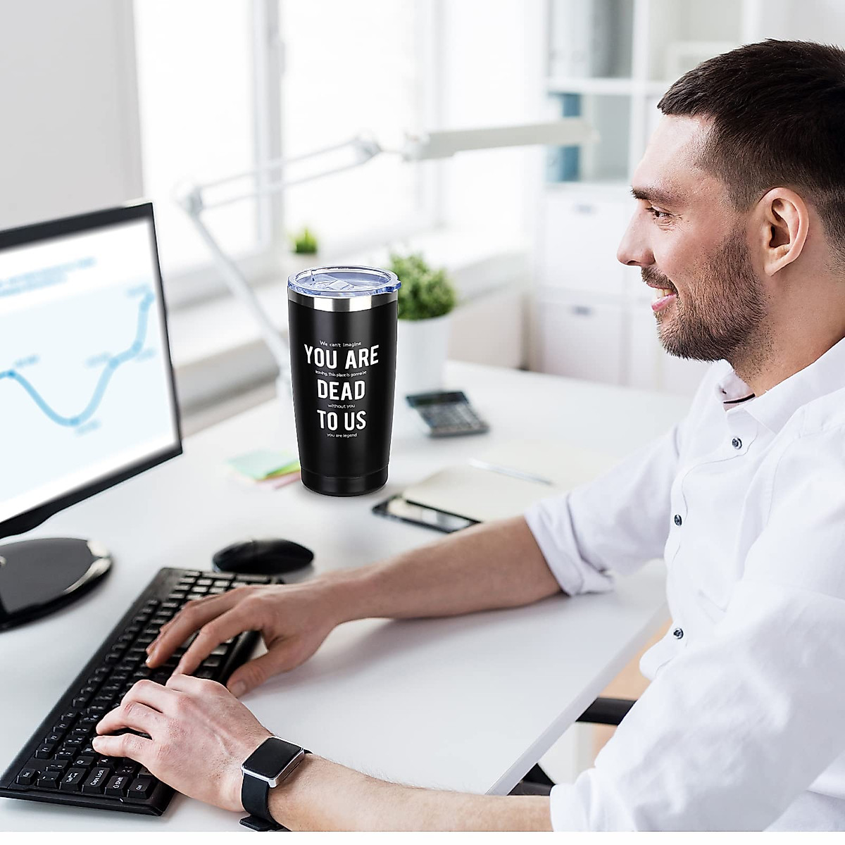 AWDK Farewell gifts for coworker, Going Away Gifts for Coworker, Coworker Leaving Gifts for Women,Men, Coworker, Employee Farewell Goodbye gifts,Retirement gifts for Men,20 OZ Tumbler Mug