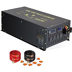 WZRELB 8000W 24VDC to 120VAC Pure Sine Wave Solar Power Inverter Homeuse Car Inverter