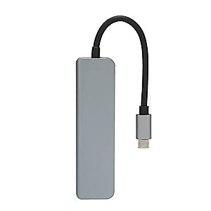 USB C Hub, 5 in 1 Multi Port Docking Station, 5Gbps USB C Multiport Adapter with USB SD TF Port, Fast Heat Dissipation, Compatible with PC Laptop Printer USB Flash Drive