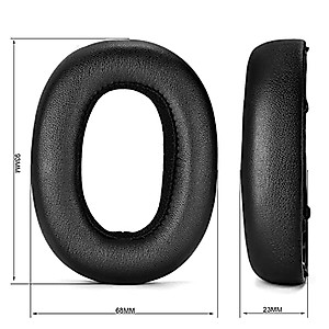N700NC Ear Pads - defean Replacement Ear Cushion Cover Compatible with AKG N700NC M2 Over-Ear Headphone,Softer Leather,High-Density Noise Cancelling Foam