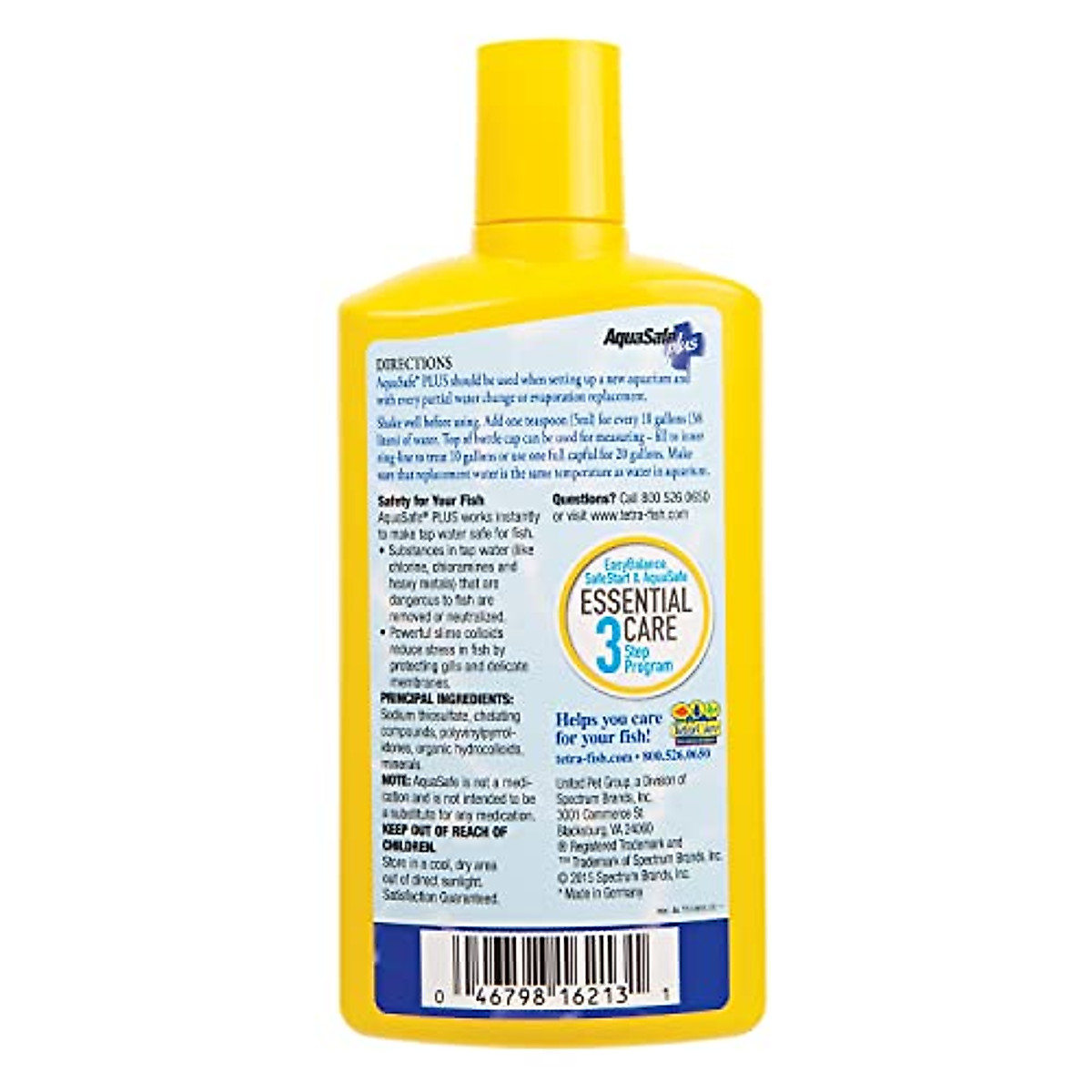 Tetra AquaSafe Plus, 8.45 Ounces, aquarium Water Conditioner And Dechlorinator, Model Number: 46798162681