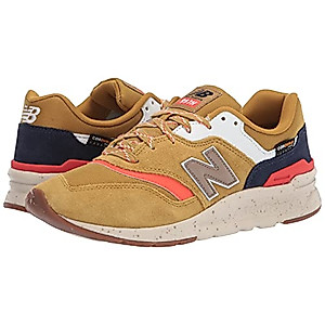 New Balance Men's 997H V1 Classic Sneaker, Gold Moss/Black, 9