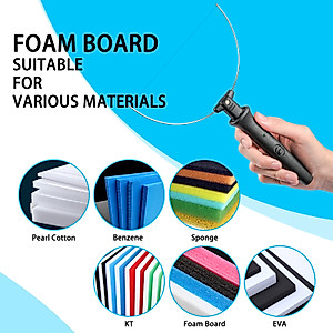 Aolloa Hot Foam Cutter, 4 in 1 Foam Cutter Set With 240V / 18W Digital Voltage Controller, Hot Cutting Set ,Electric Cutting Machine Pen Tools Kit Wire, Mark Pen, For Polyethylene Styrofoam Carving
