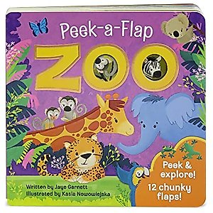 Zoo: Peek-a-Flap Board Book