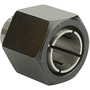 Thaekuns 2 piece Router Collet Kit 1/4" and 1/2" fits for Dewalt 326286-04, 326286-03, Bosch 2610906283, 2610906284, Hitachi 323-293, 323-421,Big Horn 19691,19693&RC025DW,RC050DW