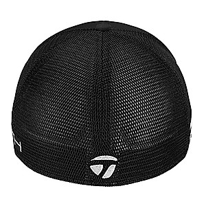 TaylorMade Golf Standard Tour Cage Hat, Black, Large/Extra Large