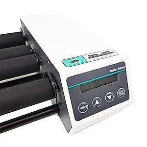 BHYIQI Roller Mixer Roller Shaker Machine with Horizontal Rolling Rotating Shaking Speed 20 to 80rpm Specs φ45 to 100mm Max Capacity 1L Reagent Bottle*2/2kg Brushless Motor