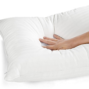 EverSnug Adjustable Layer Pillows for Sleeping - Set of 2, Cooling, Luxury Pillows for Back, Stomach or Side Sleepers (King (Pack of 2))