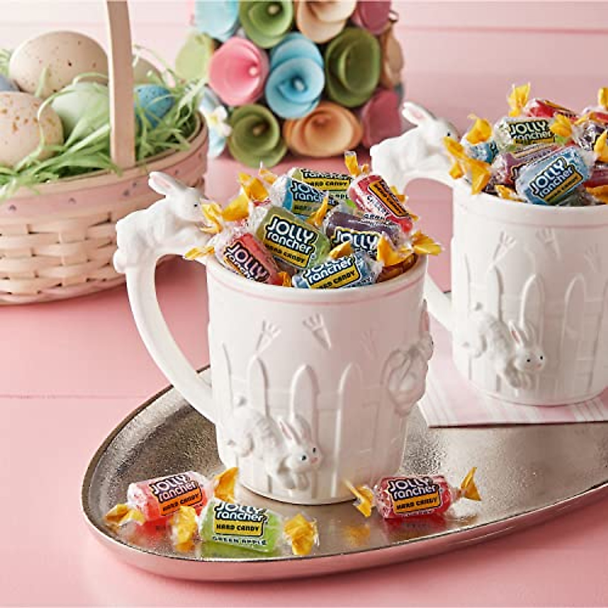 JOLLY RANCHER Assorted Fruit Flavored Hard, Easter, Candy Bulk Bag, 80 oz (360 Pieces)