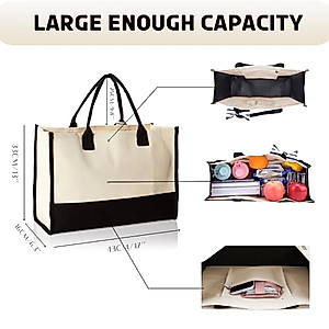 QLSKO 30th Birthday Gift Canvas Tote Bag for Women,N°30 EST.1994 Keepsake Beach Bag 30 Party Birthday Idea Present supplies for Her