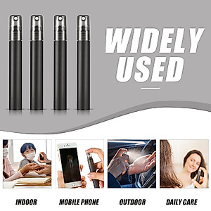 Remerry 10 ml Perfume Spray Bottles Plastic Travel Refillable Mini Bottles for Women Small Fine Mist Spray Bottles Portable Frosted Perfume Bottles Empty Atomizer for Essential Oil(50 Pcs)