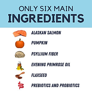 Nutrakins Salmon & Pumpkin Topper for Dogs - Freeze Dried Dog Treats & Toppers, Raw Mixers for Meals, Healthy for Picky Eaters, Natural & Wholesome Protein Add Ins, Digestive Health, Fish Oil