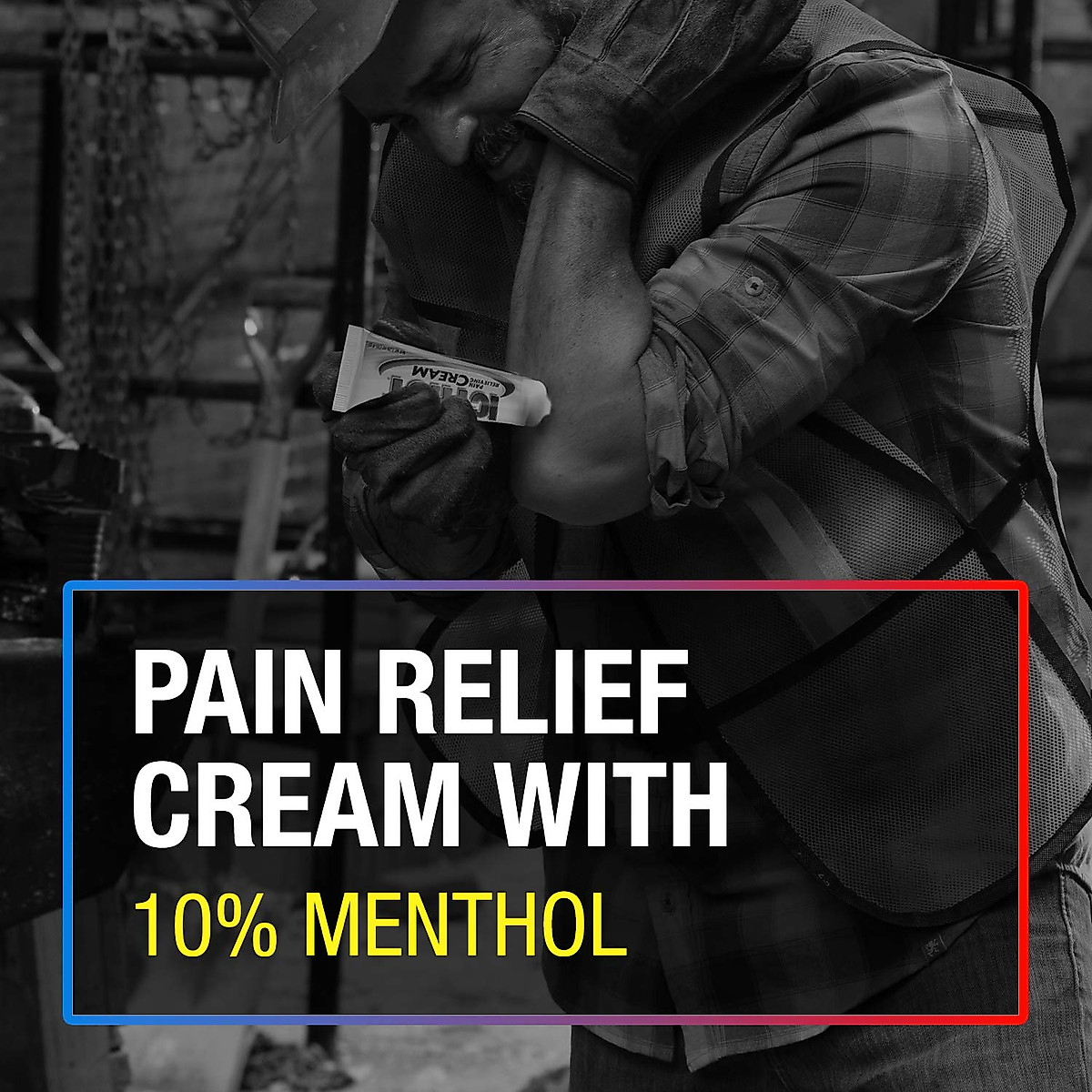 Icy Hot Original Pain Relieving Cream 1.25 oz. Powerful Pain Relief for Muscles & Joints White