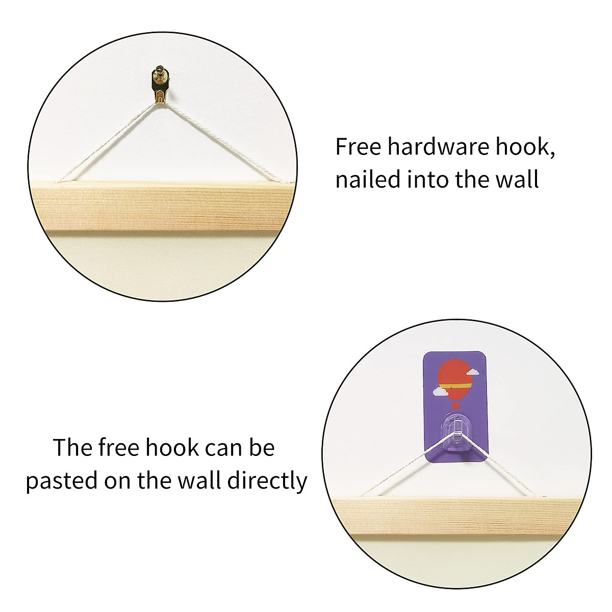 by Unbranded Growth Chart for Kids,Upgrade Removable Baby Growth Chart for Wall with Marker Stickers,Hooks,Canvas Height Measuring Rulers for Boys Girls (Dinosaur)