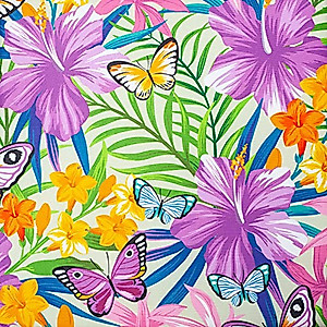 ABS Novelties Butterfly Garden Pattern Double Cushion (Black)