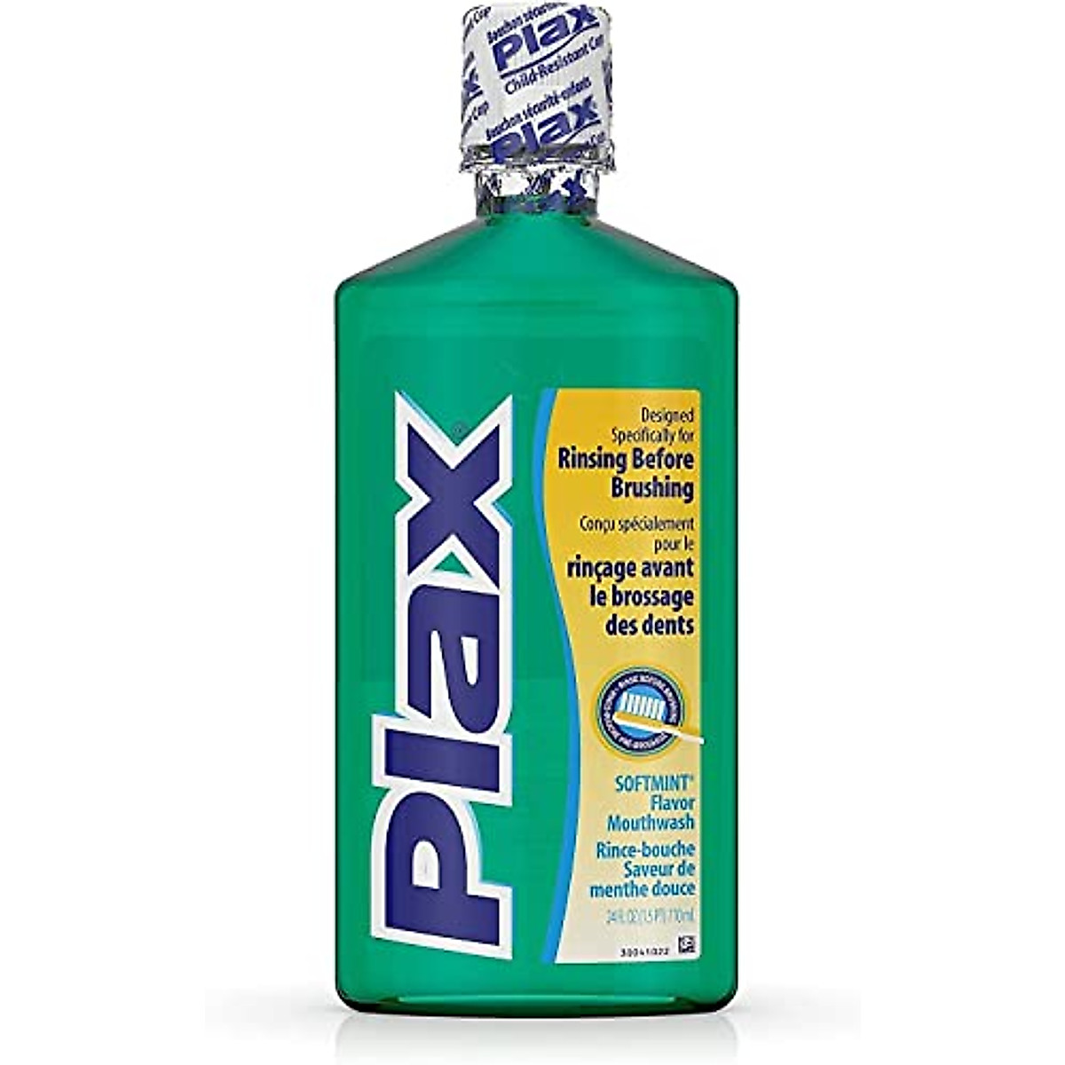 Plax Anti-Plaque Dental Rinse, Soft Mint - 24 Oz (Pack of 5)