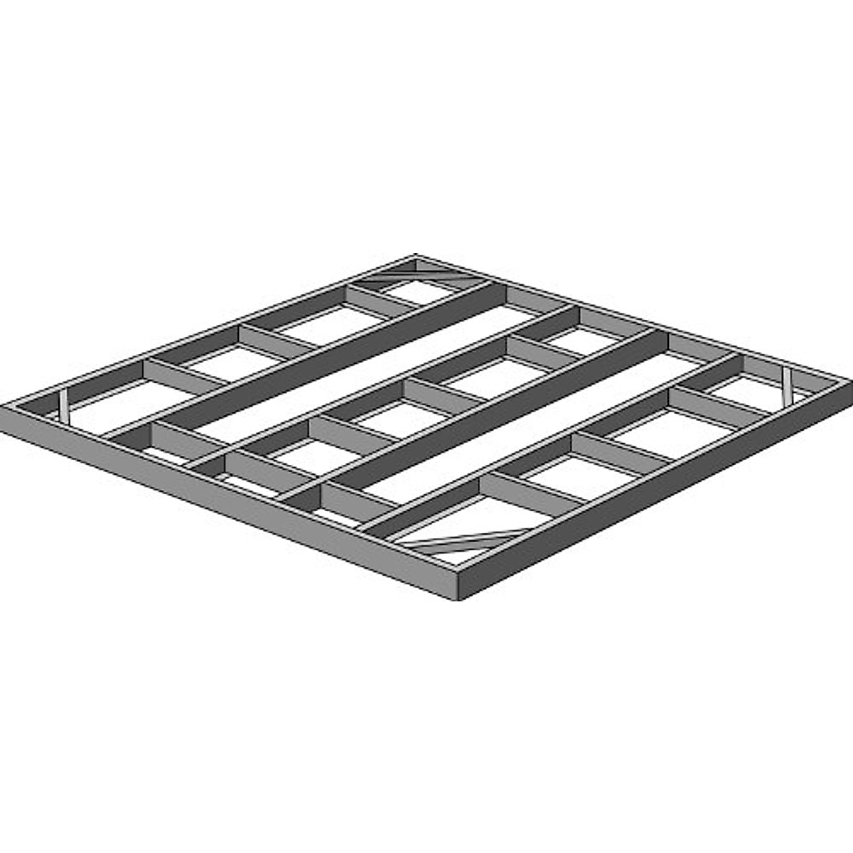 Arrow Sheds FDN106 Base Kit for 4'x10', 8'x6' & 10'x6' Arrow sheds