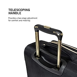 Kenneth Cole Reaction Chelsea Luggage Chevron, Black, 2-Piece Set (20"/28")