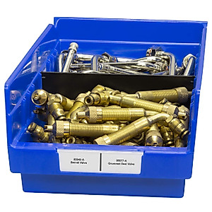 Akro-Mils 40130 Crosswise Width Plastic Divider for 30130, 30138, 30164 Shelf Bin Storage Bins, Black, (24-Pack)