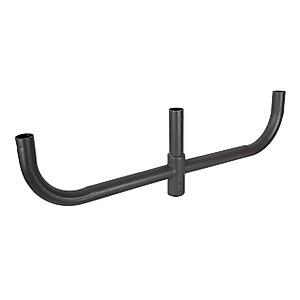 NEW SOONLED 180 Degree Bullhorn Bracket for 3 Lights, Mounting Bracket With Round Pole,Tenon in 2 3/8 inch Slip Fitter Light, for Parking Lot Light street light and Outdoor lighting fixtures