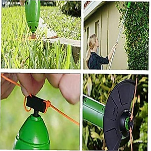 Zonster 1pc Machine Grass Trimmer Lawn Mower Garden Tool Outdoor Cordless Steel Weed Cutter Portable Home Edging Park Electric, Green