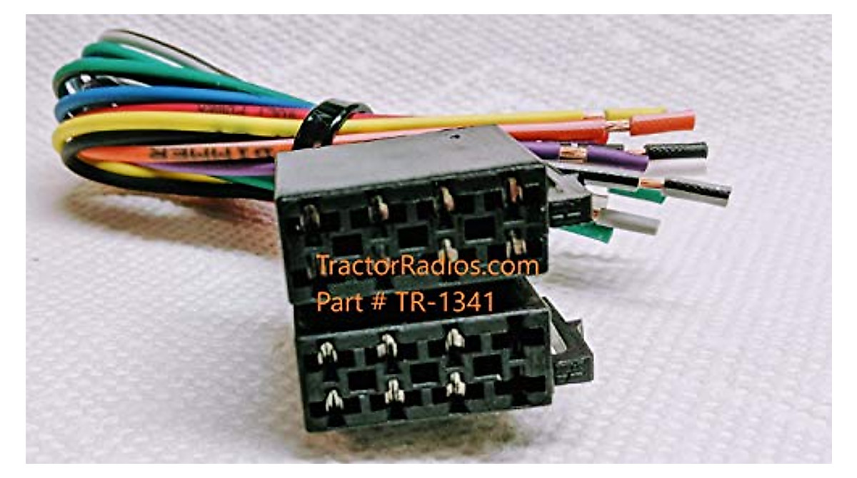 Semi Truck Stereo Male ISO Wiring Harness Radio CD Player in Dash ...